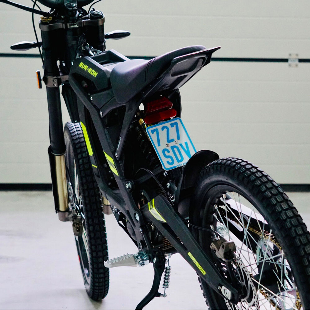 2 - Surron Rear Number Plate Holder Bracket [SUR-NUMBERPLATEHOLDER ...