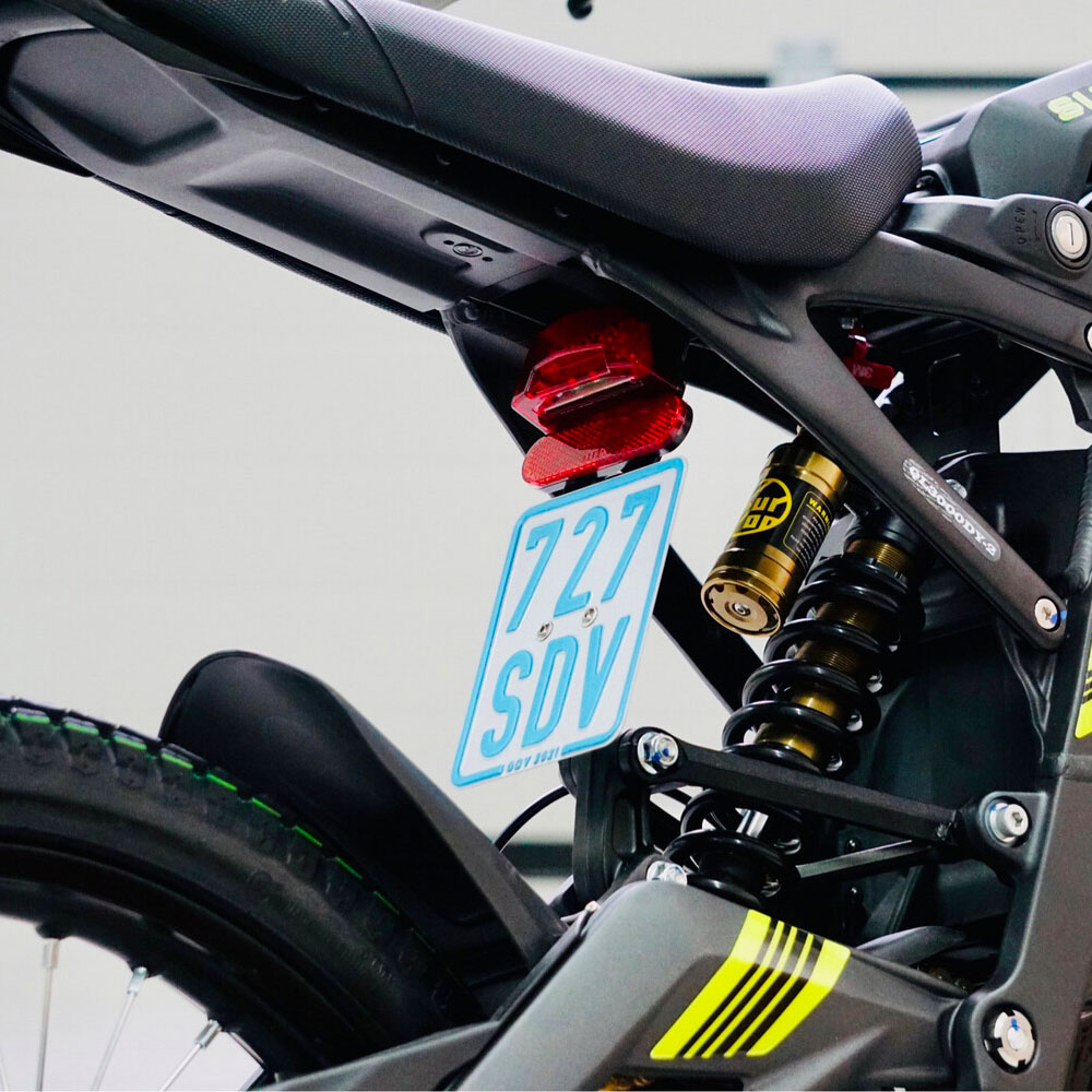 2 - Surron Rear Number Plate Holder Bracket [SUR-NUMBERPLATEHOLDER ...